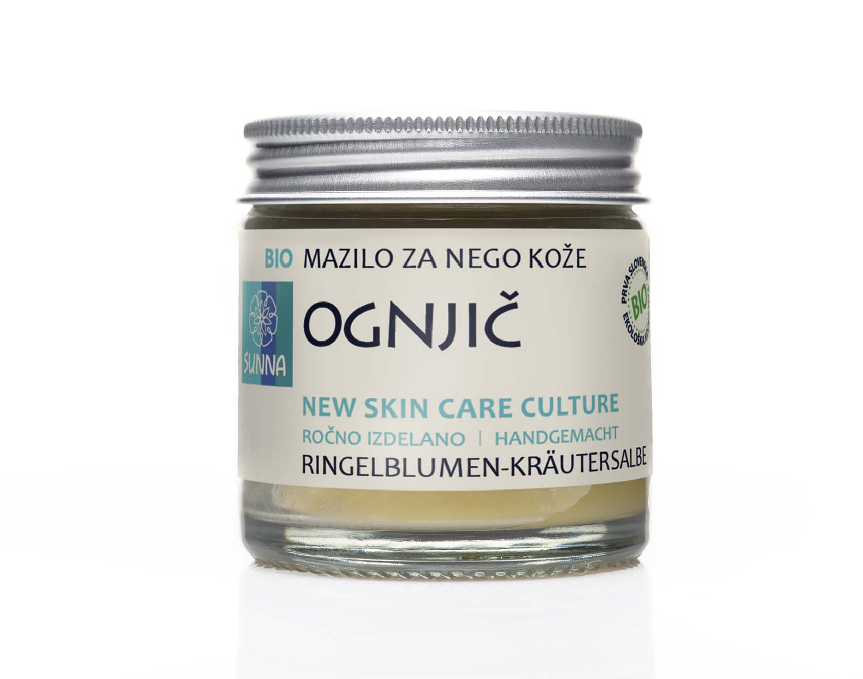 BIO zeliščno mazilo OGNJIČ, 60—120 ml | Hiška Zelišč